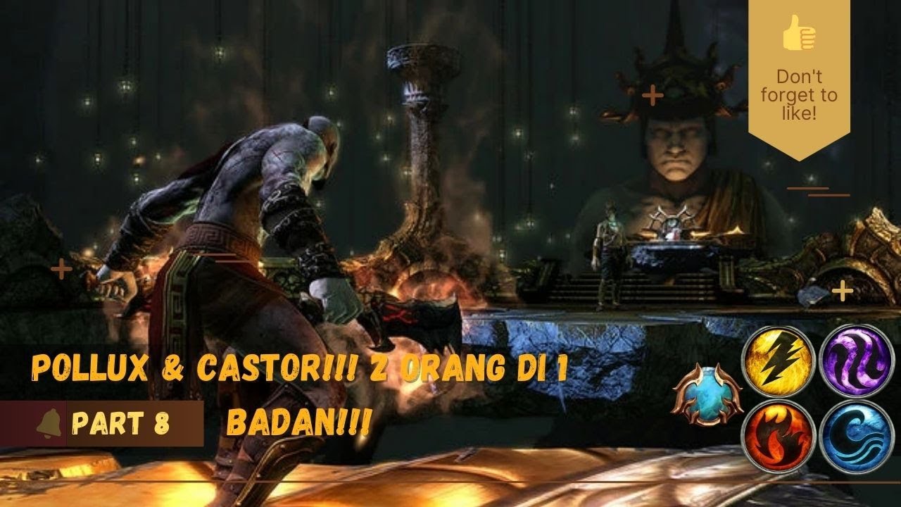 LAWAN POLLUX & CASTOR LANGSUNG DAPAT AMULET OF UROBORUS!!! - God Of War ...