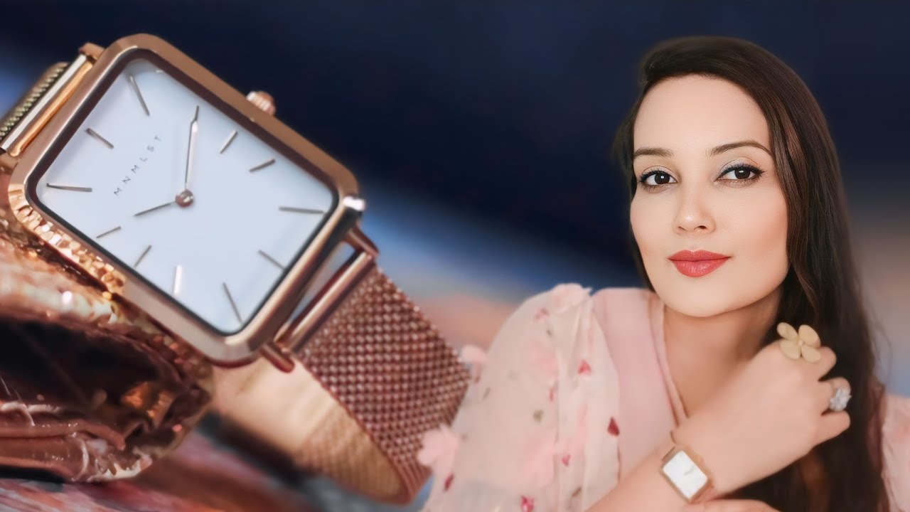 MNMLST Dazzle Collection Rosegold watch review - YouTube