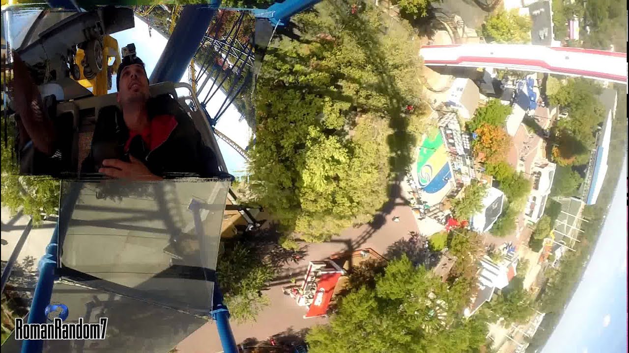 Nighthawk Roller Coaster POV @ Carowinds, Аттракцион - YouTube