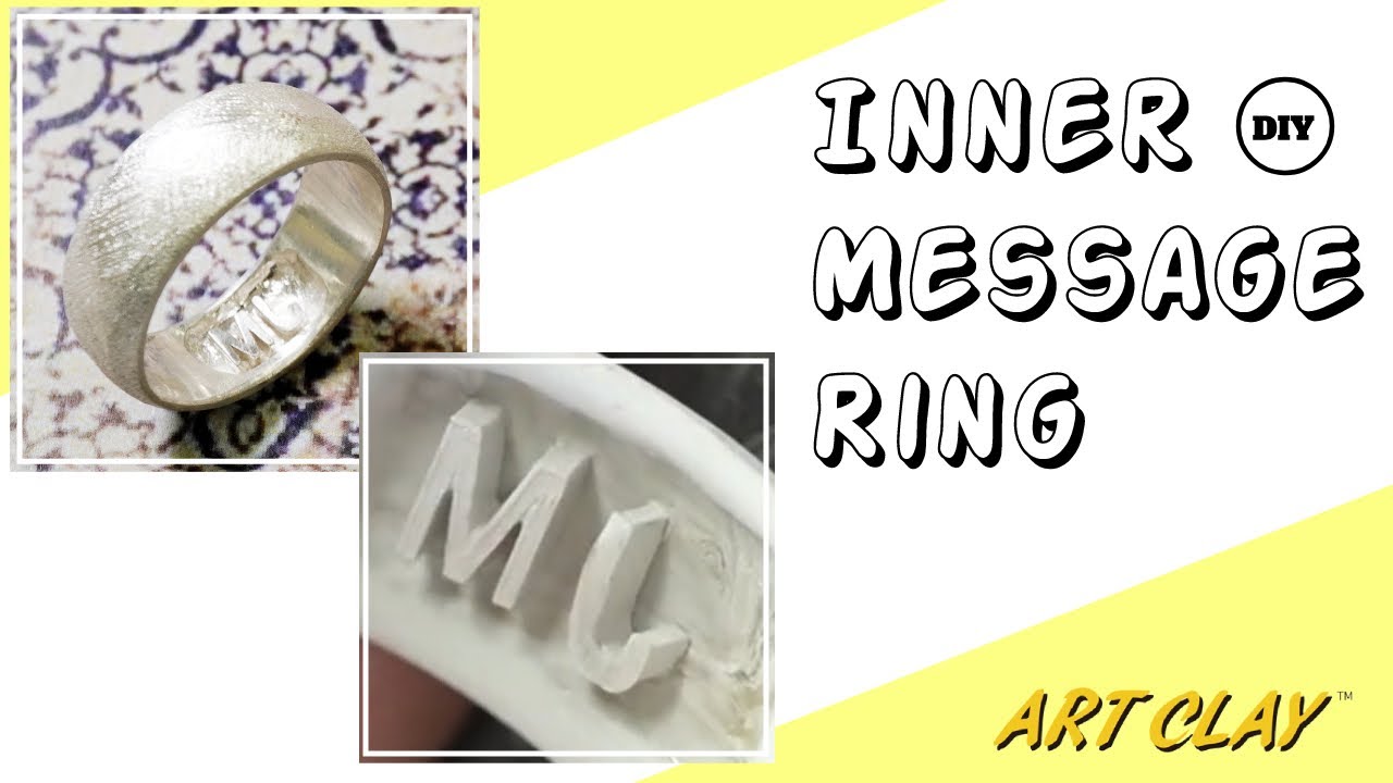 Inner Message Ring with Art Clay Silver - YouTube