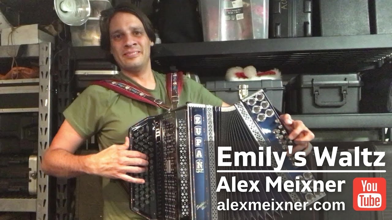 Emily's Waltz - Alex Meixner (Zupan Button Box Accordion) - YouTube