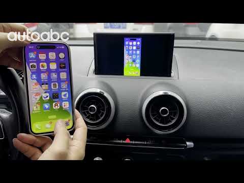 How to install Autoabc Wireless CarPlay & Android Auto Box on 2014-2020 Audi A3 with MIB system?