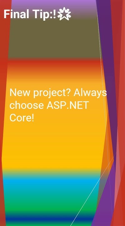 ASP.NET Web Forms vs. ASP.NET Core#Shorts - YouTube