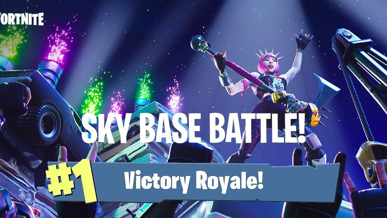 Victory Royale #9 | Sky Base Battle! (Fortnite Battle Royale) - YouTube