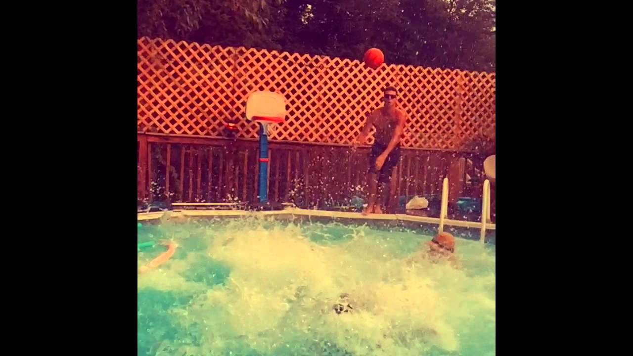 Pool Basketball Dunk - YouTube