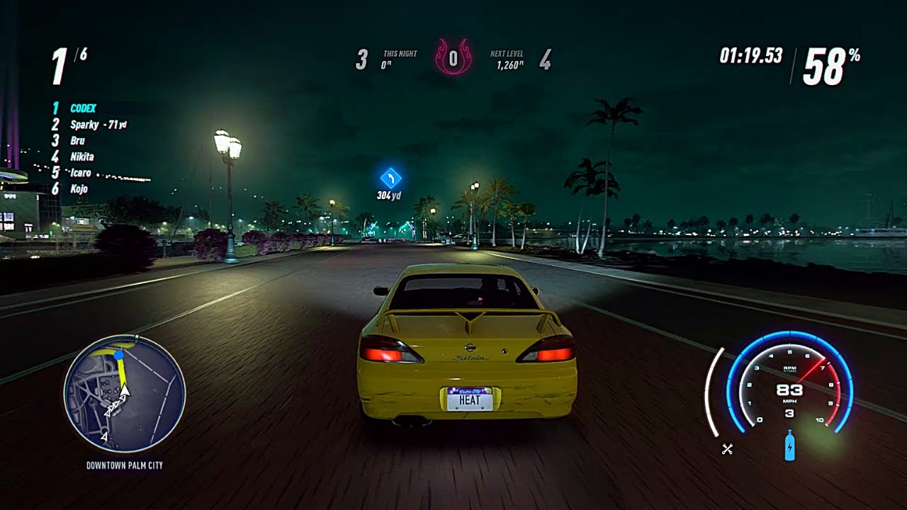 Need for Speed Heat - Night Sprint Race - Ultra-Sharp - PC Gameplay ...