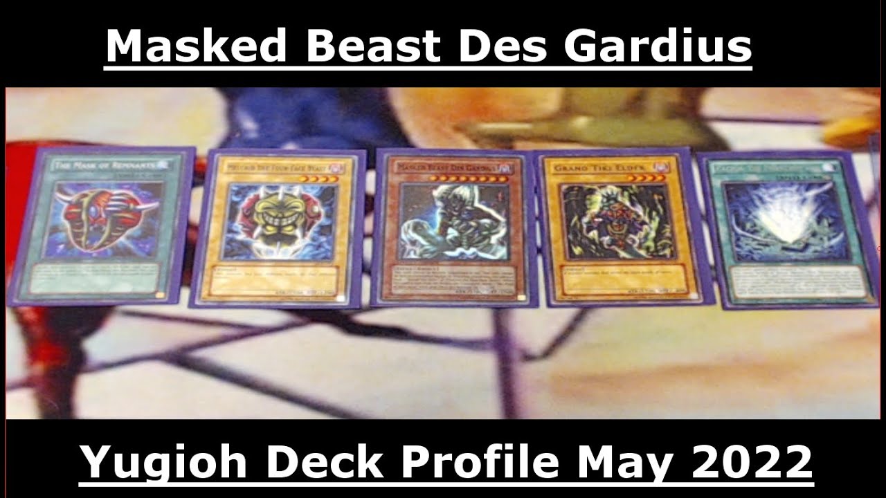 Masked Beast Des Gardius Phantasm Spiral Deck Profile - YouTube
