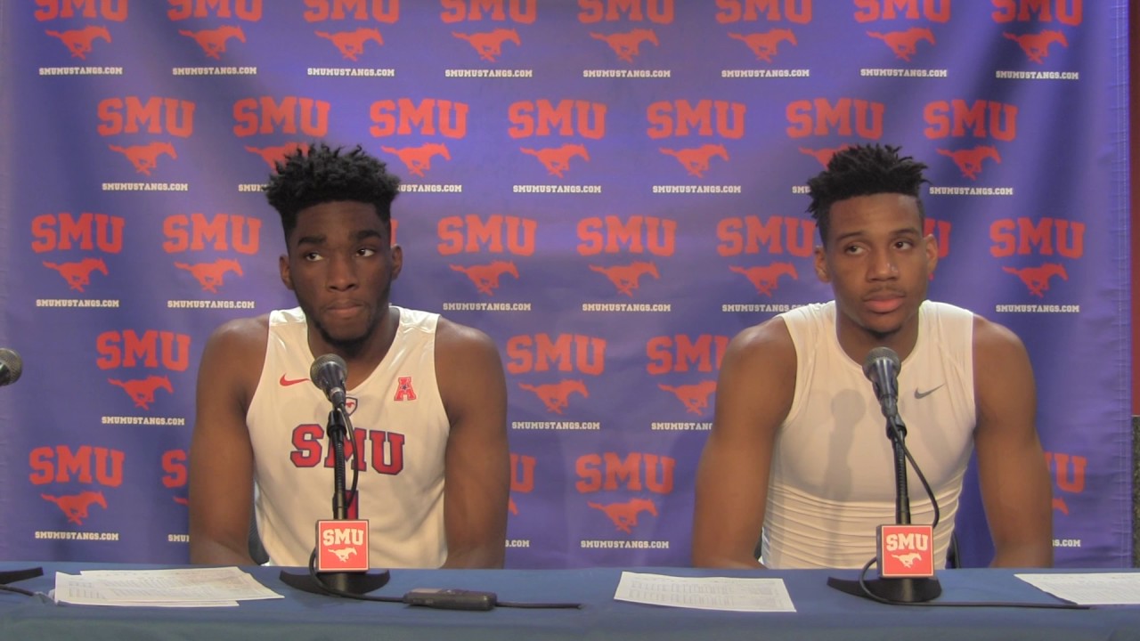 SMU vs. Stanford: Shake Milton & Jarrey Foster Postgame - YouTube