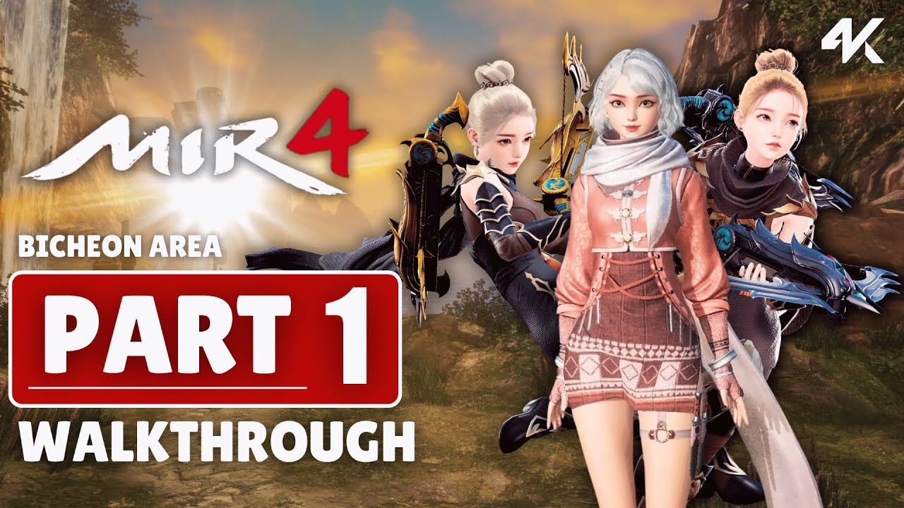 MIR4 | Walkthrough Part 1 | PC - (LONGPLAY) | BICHEON AREA - YouTube