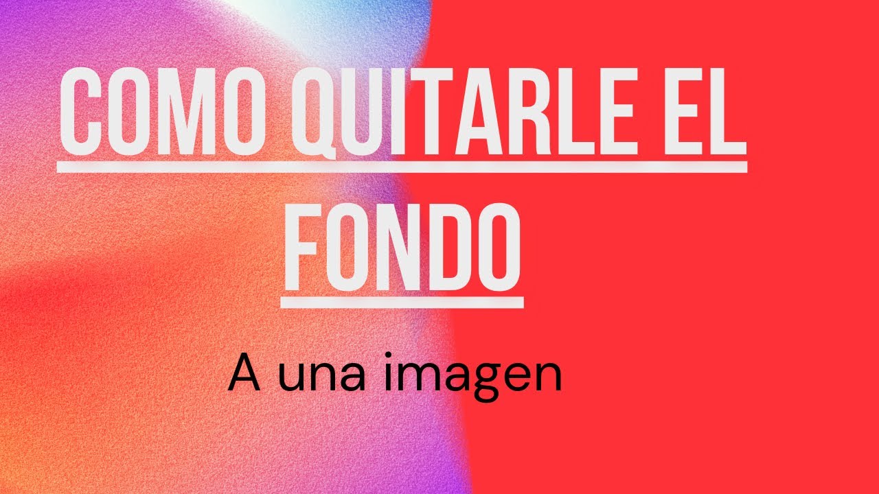 COMO CONVERTIR UNA IMAGEN EN PNG // fondo transparente sin DESCARGAR ...