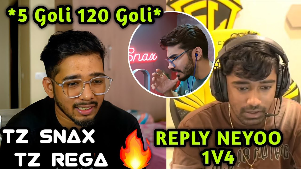 ScOut Reply Godl Fans🤬 Explain Neyoo 1v4 🚨 Tz Snax & Tz Rega - YouTube