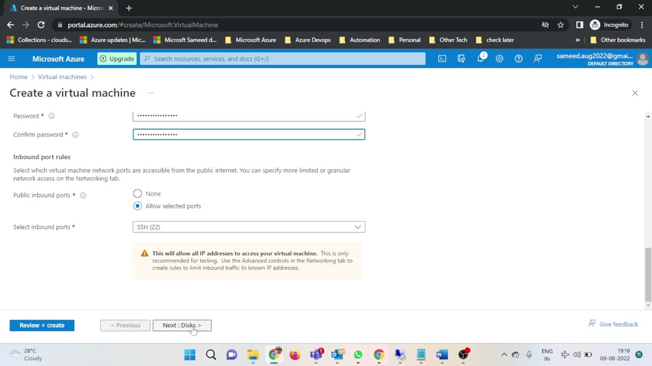 Create A Azure Linux Ubuntucentos Virtual Machine Youtube