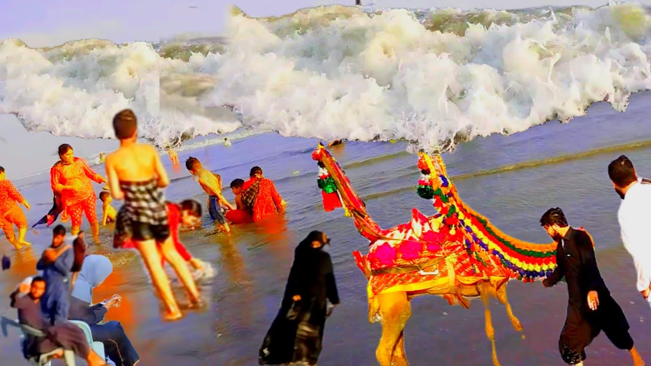 sea view Samandar Ki Sair 2024 | beach karachi enjoy people | clifton ...