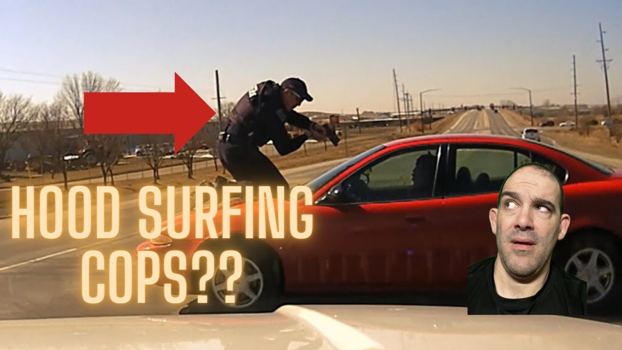 Cop Goes Hood Surfing!! #police #Leo #training #cops #viral #crazy # ...