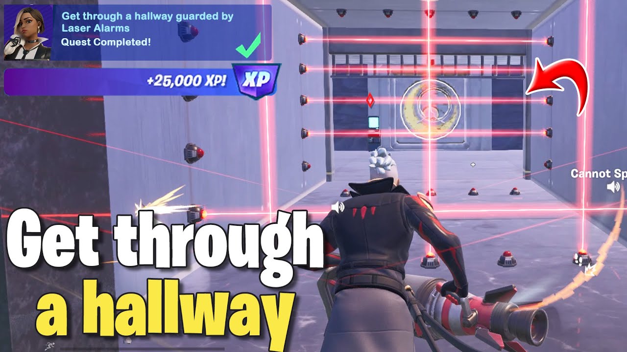 Get through a hallway guarded by Laser Alarms | Snapshots Quests ...