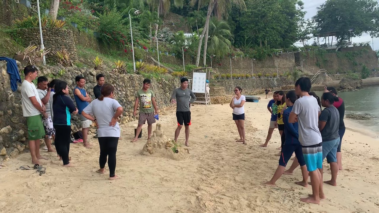 Sand Castle Team Building - YouTube