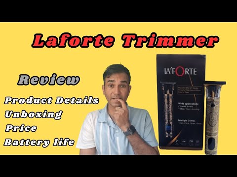 LaForte Trimmer Review – Best Budget Trimmer? Unboxing & Test! - YouTube