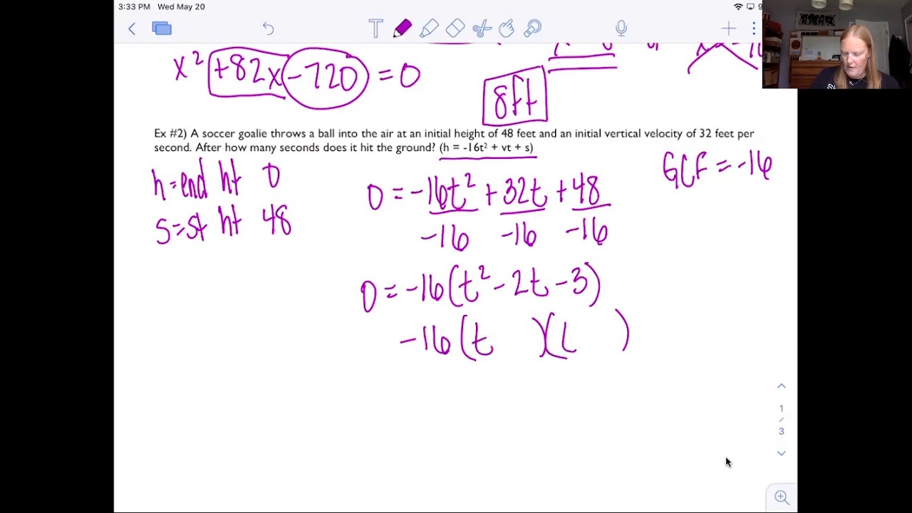 Alg 7.8- Problem Solving with Polynomials - YouTube