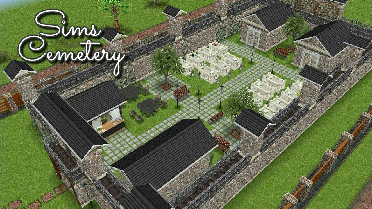 Sims Cemetery (TOUR) - Sims Freeplay | KimSims - YouTube
