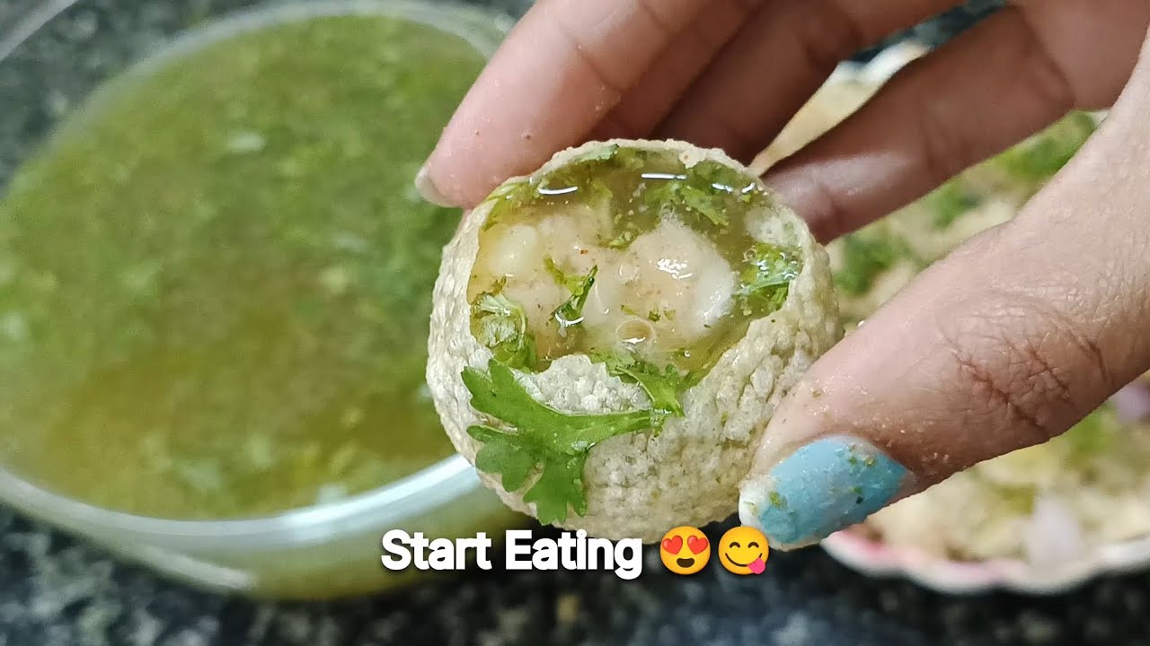 Panipuri recipe | golgappa | puchka recipe | pani puri paani | Street ...