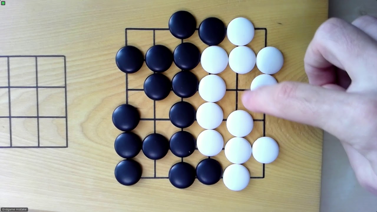 Go Game Analysis #001 9x9 endgame mistake discussion - YouTube