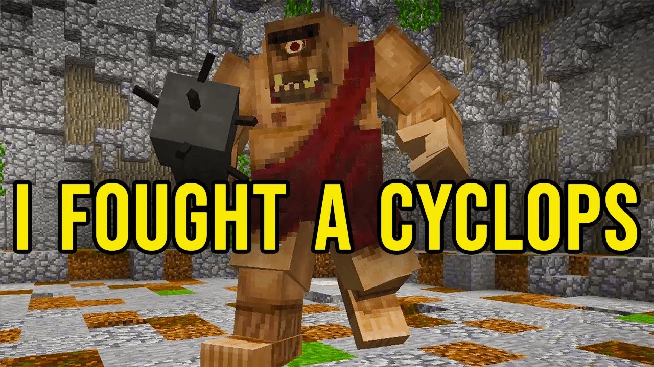 I fought a cyclops | Minecraft 1.12.2 - YouTube