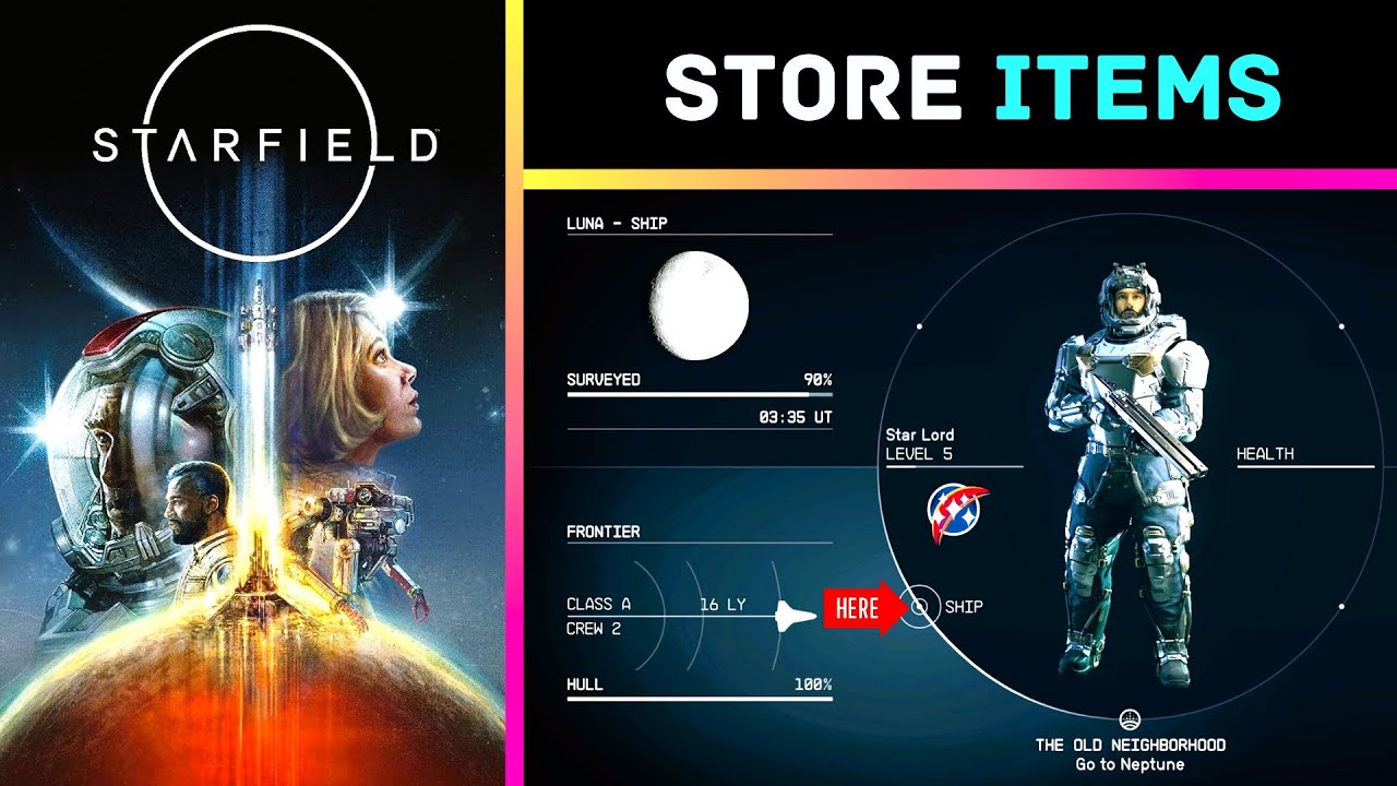 Starfield ️ To Store (Transfer) Items From Your Inventory to Ship ️ You ...