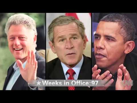 Aging In The Oval Office President Barak Obama, Bush , Clinton - YouTube