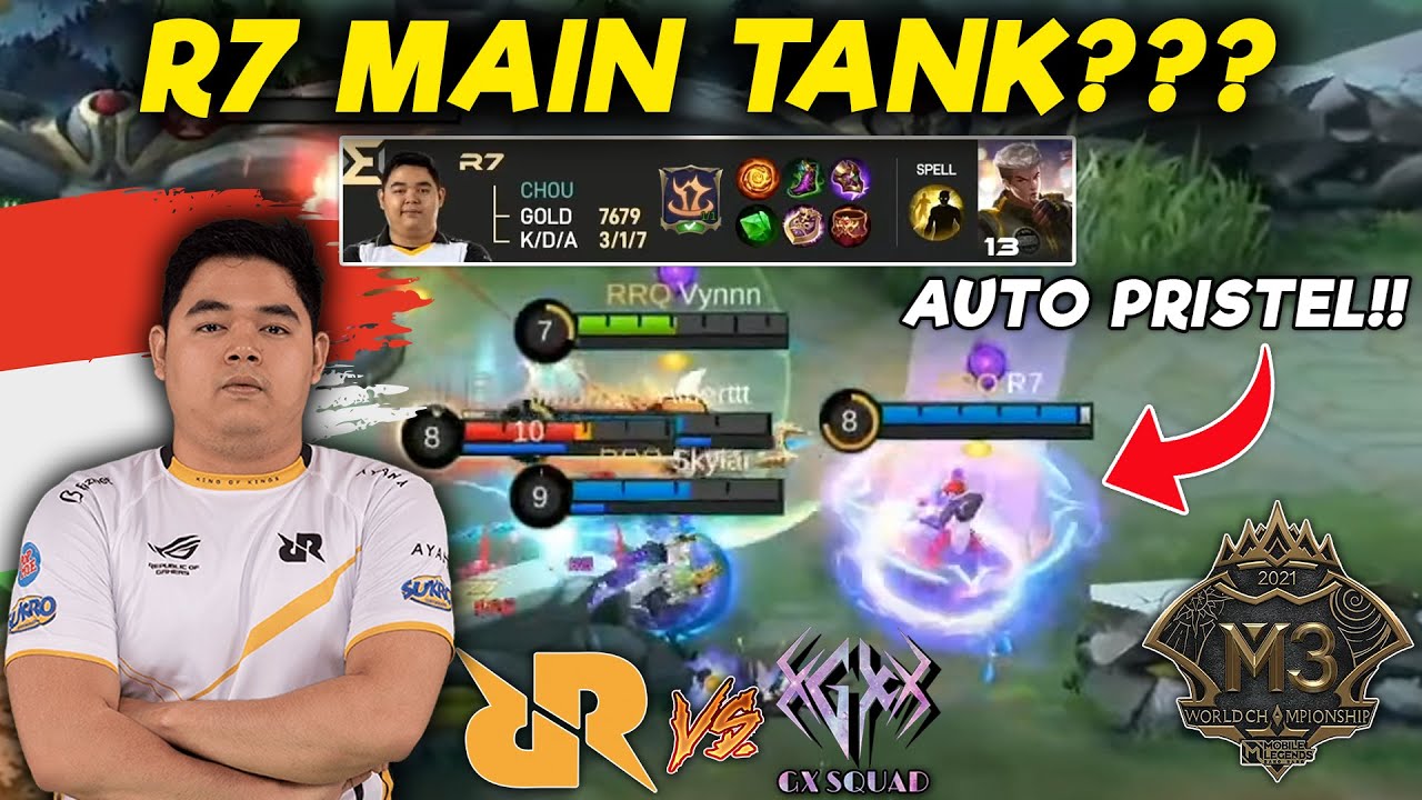 R7 MAIN TANK ?? RRQ VS GX SQUAD MATCH 4 GROUP STAGE M3 !!! APAKAH RRQ ...