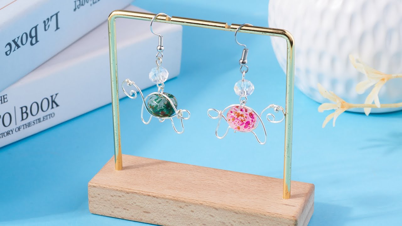 How to Make Cute Wire Turtle Earrings | Pandahall DIY Tutorial - YouTube