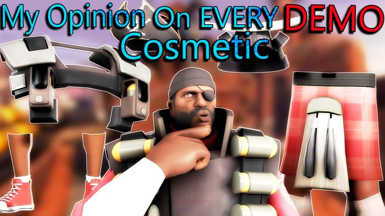TF2 - My Opinion on EVERY Demoman Cosmetic in under 7 minutes! - YouTube