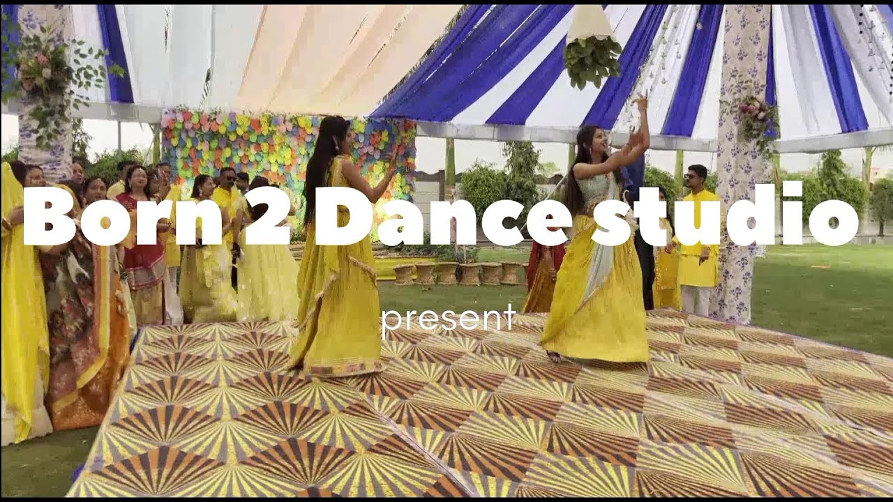 Beautiful Haldi ceremony Sangeet Dance Performance by groom cousin ...