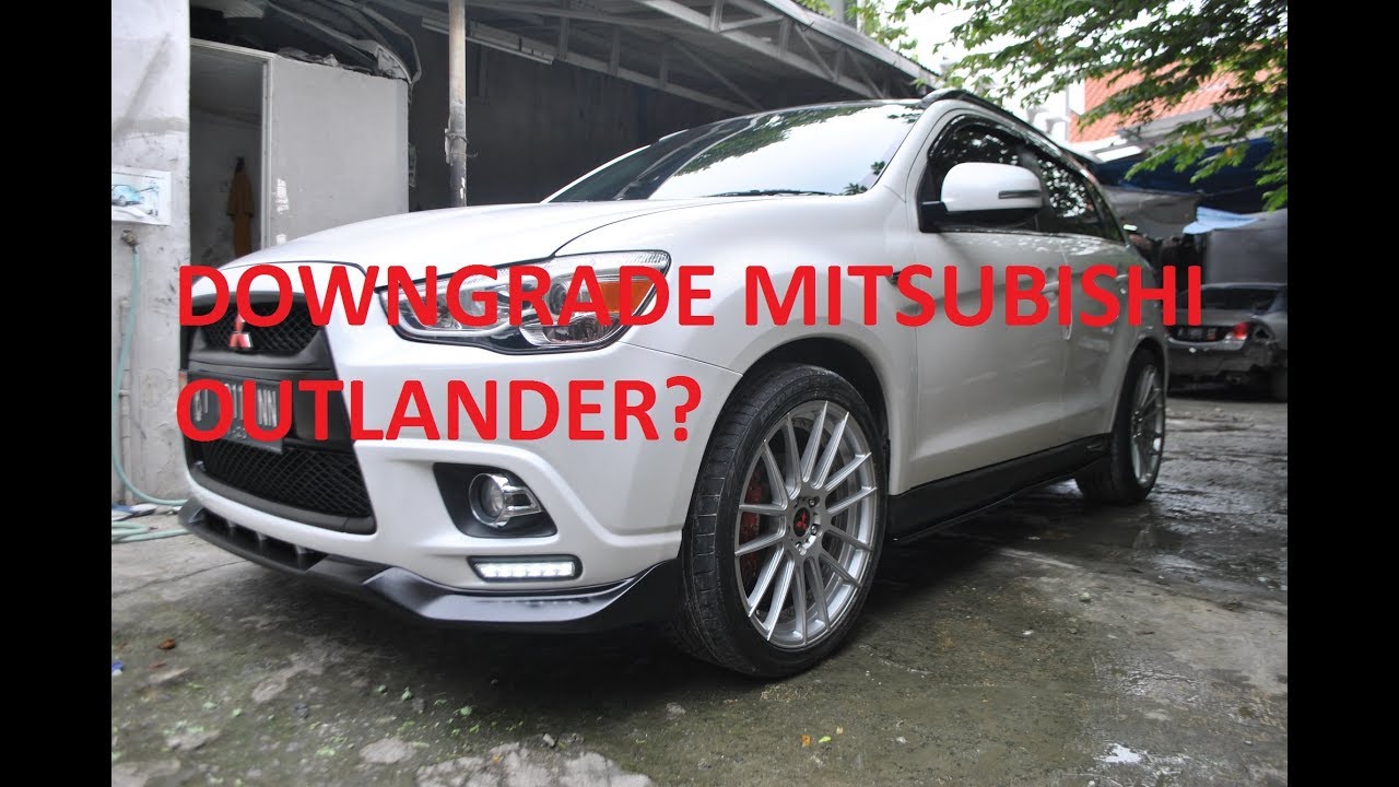 MODIFIKASI MITSUBISHI OUTLANDER BODYKIT DAMD - YouTube