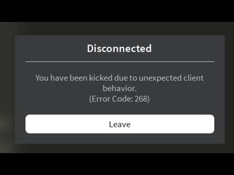 Fix Roblox Error Code 268 (You have been kicked due to unexpected ...