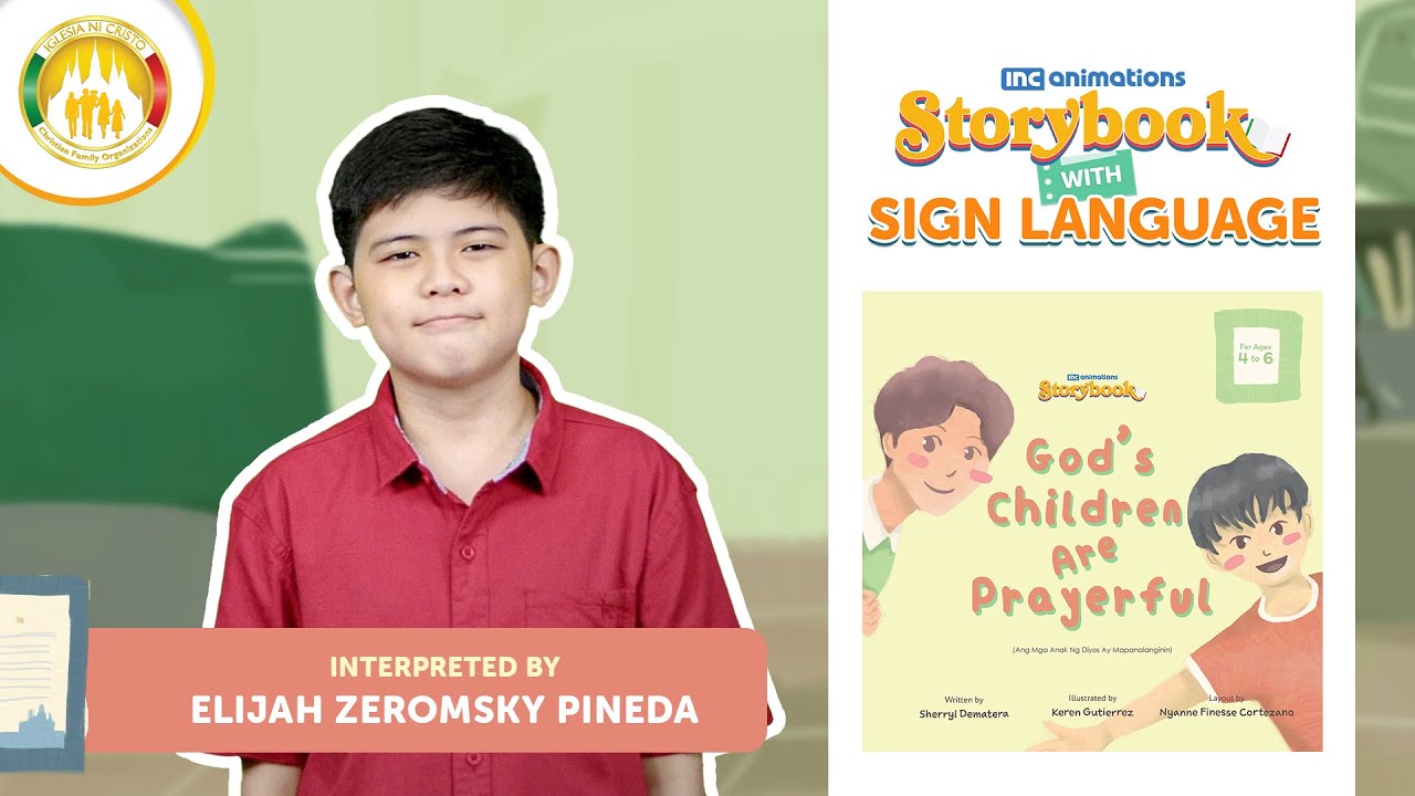 God's Children Are Prayerful | Storybook with Sign Language - YouTube