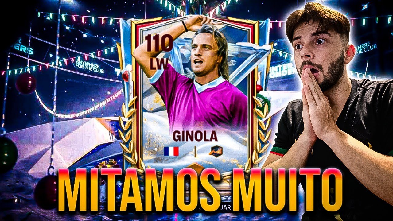 105 GRÁTIS 🔥 GANHEI O GINOLA PARA O NOSSO TIME DE GER 110 DO FC MOBILE ...