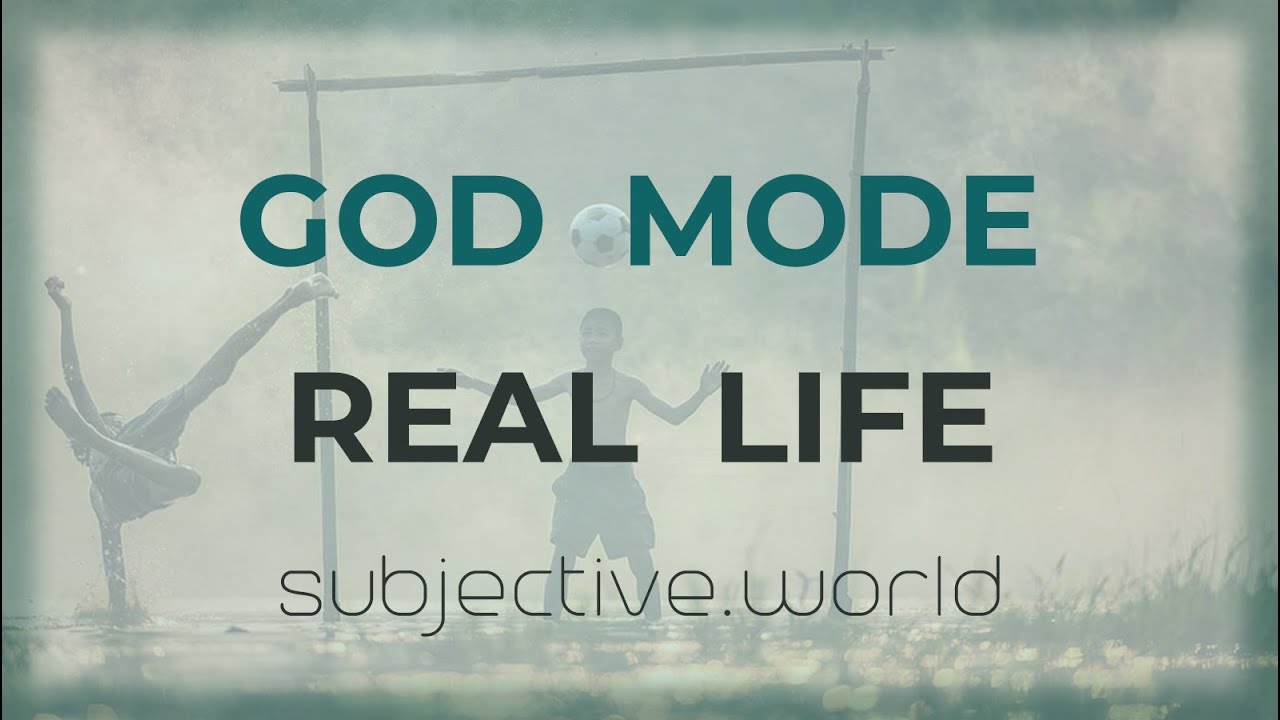 God Mode real life | Life is a game. Literally - YouTube