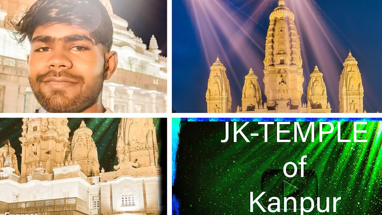 JK temple of kanpur|| Radha Krishna mandir kanpur #new blog video ...