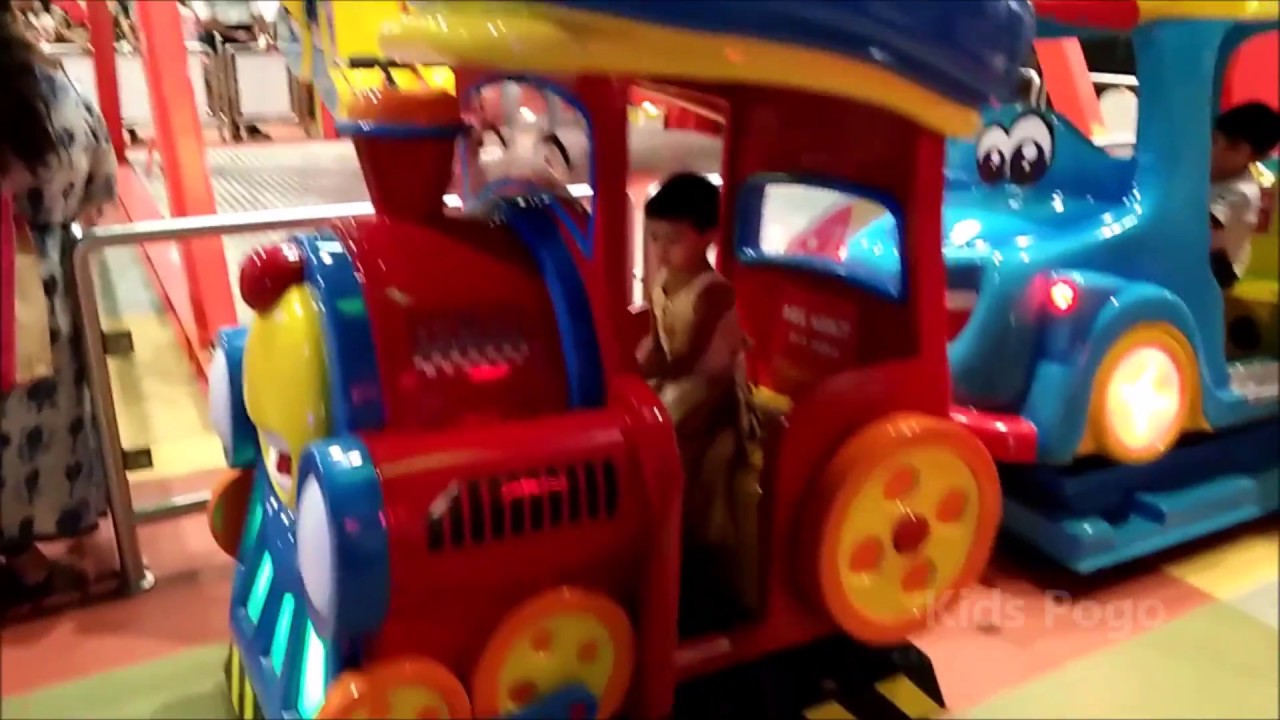 Baby Drive Train And Make Fun I Little Kid Driving Railway Engine Very ...