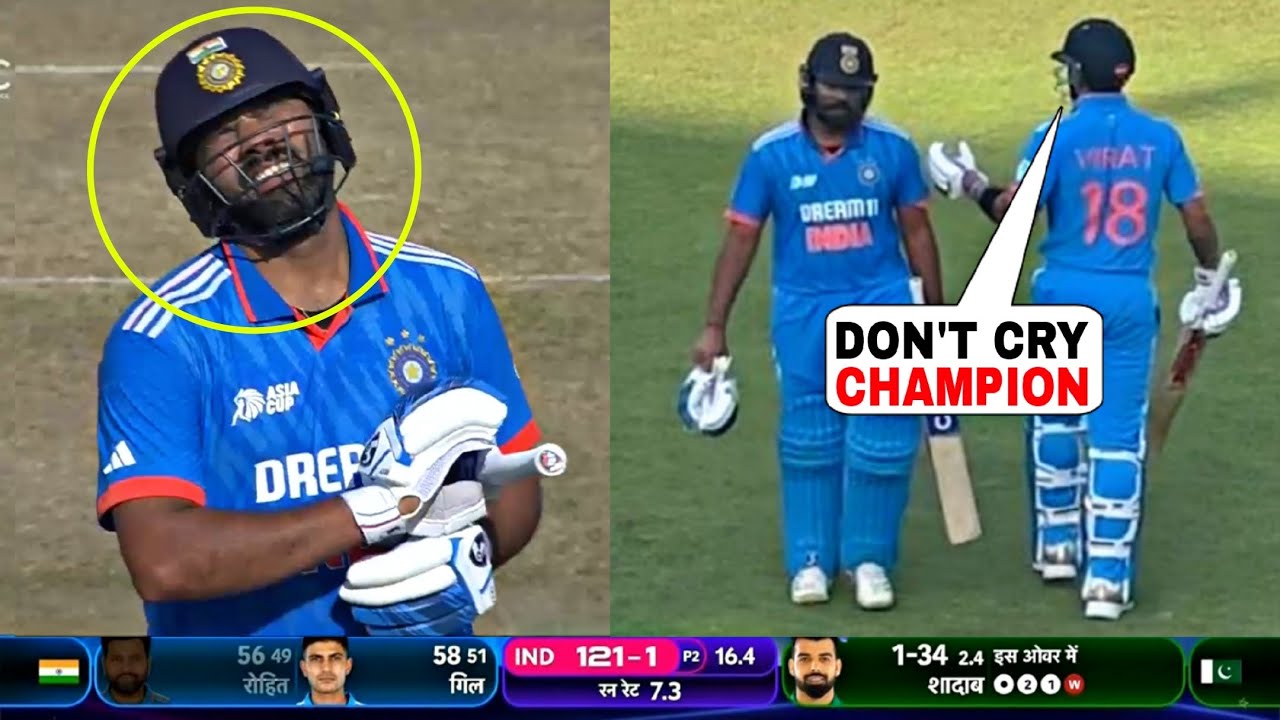 Watch Virat Kohli Heart Winning Gesture For Crying Rohit Sharma after ...