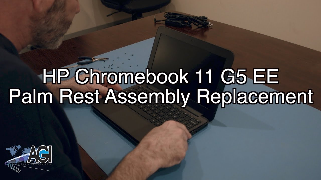 HP Chromebook 11 G5 EE Palm Rest Assembly Replacement - YouTube