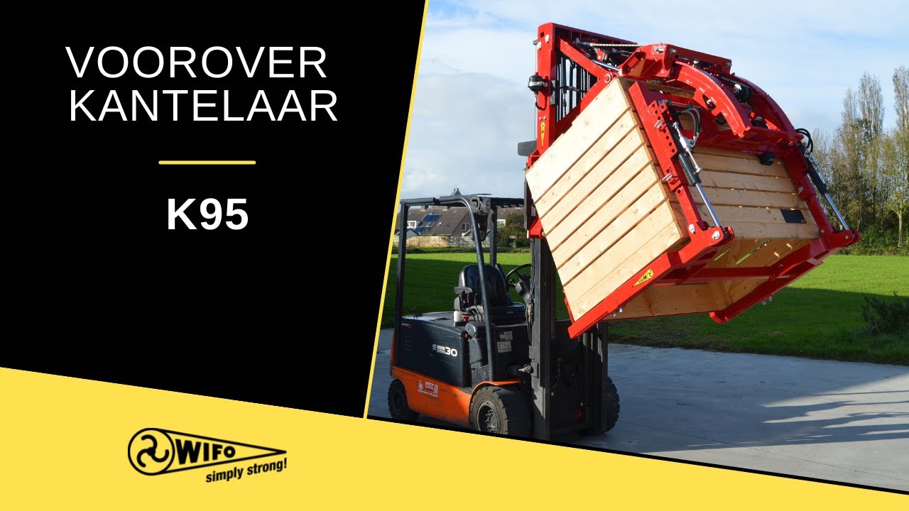 WIFO K95 Voorover kistenkantelaar | Forward tipping box rotator - YouTube