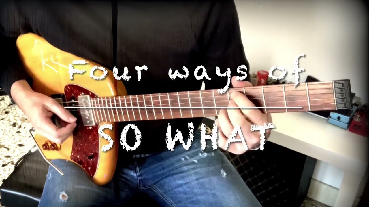 3 WAYS OF SO WHAT - Steve Klein Headless Electric Guitar - YouTube