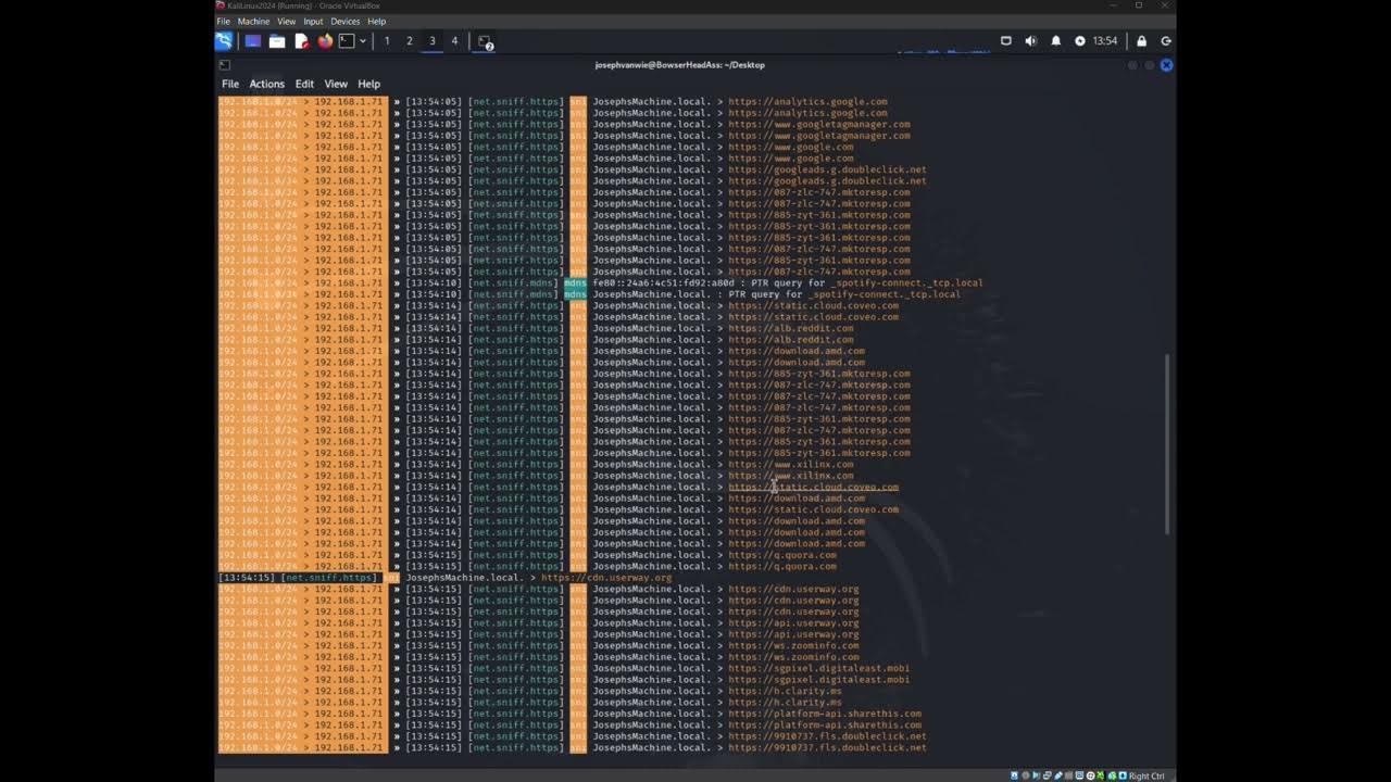Bettercap using kali linux - YouTube