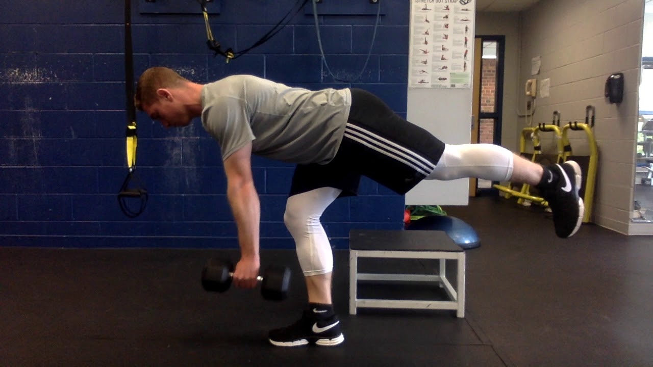 Single Leg Single Arm Row - YouTube