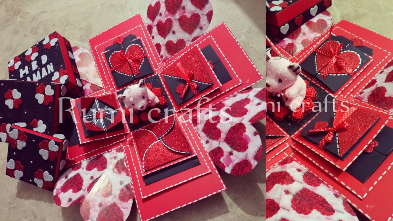 birthday box | Rumi crafts - YouTube