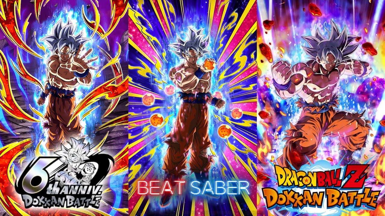 AGL MUI Goku OST - DBZ Dokkan Battle 6th Anniversary - Beat Saber - YouTube