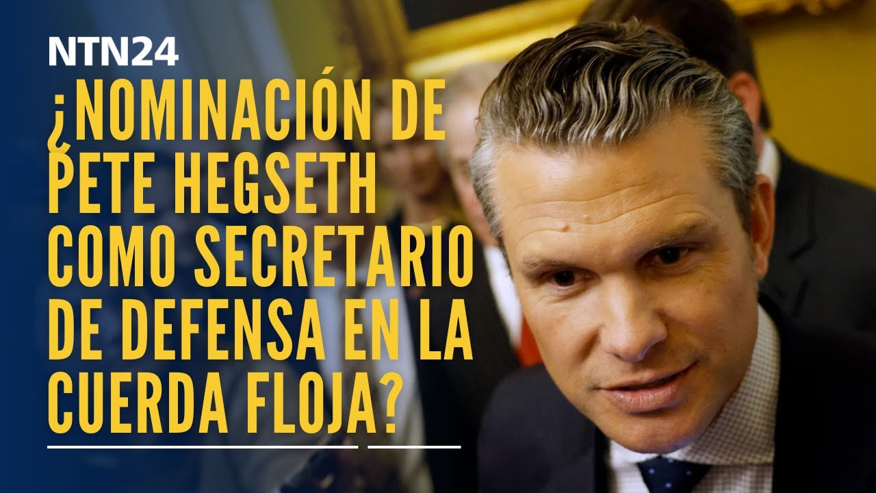 ¿Nominación de Pete Hegseth como secretario de Defensa de EE. UU. está ...