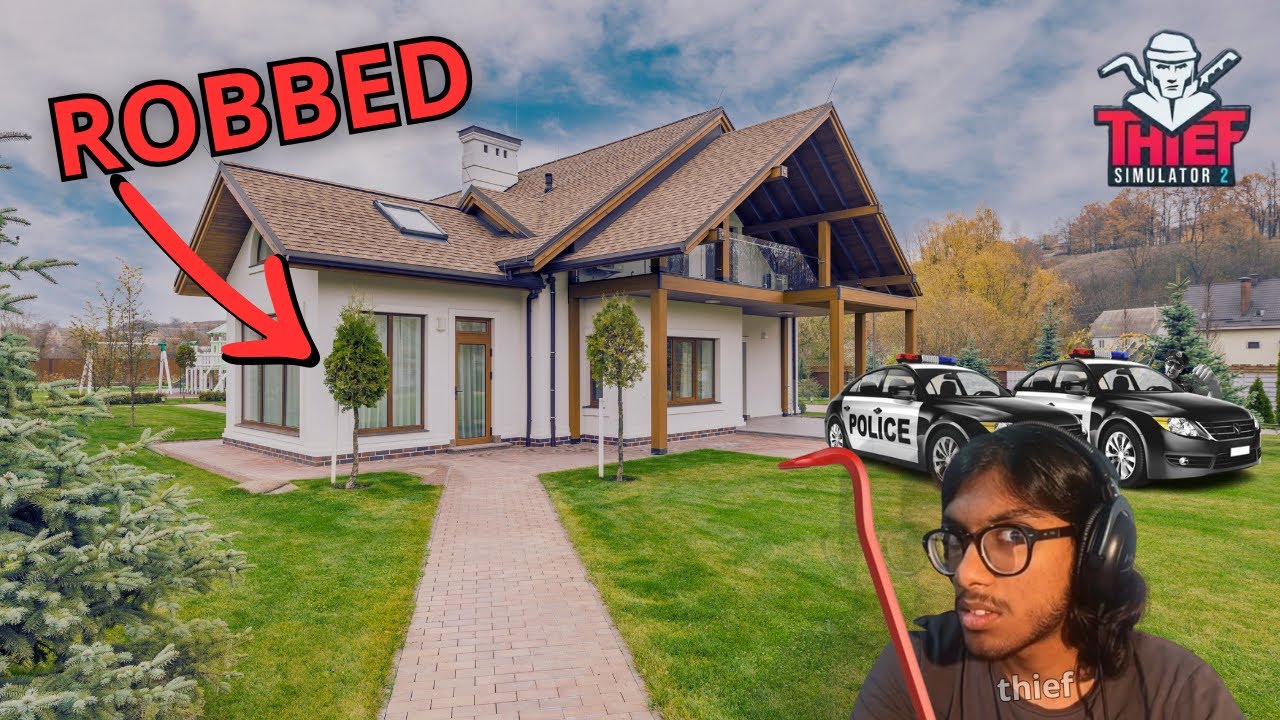 ROBBING HOMES??!?!!? - Thief simulator 2 - 777guy - YouTube