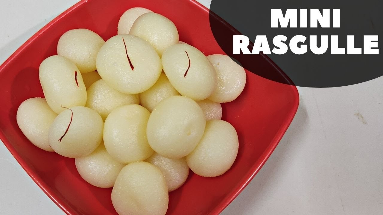 Mini Rasgulla|हल्दीराम वाले छोटे रसगुल्ले बनाए घर पे पूरे टिप्स और ...